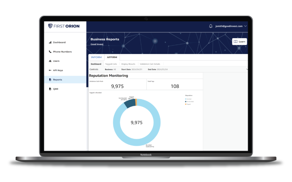 AFFIRM Reputation Monitoring - First Orion
